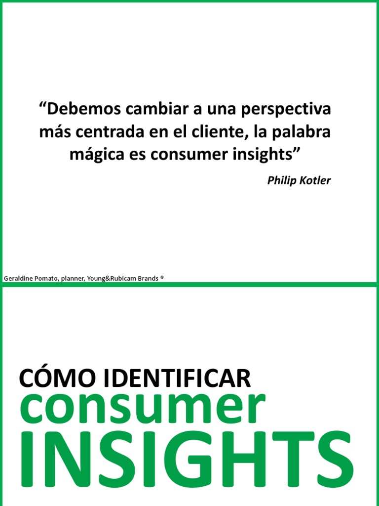 Consumer Insights | PDF | Marca | Marketing