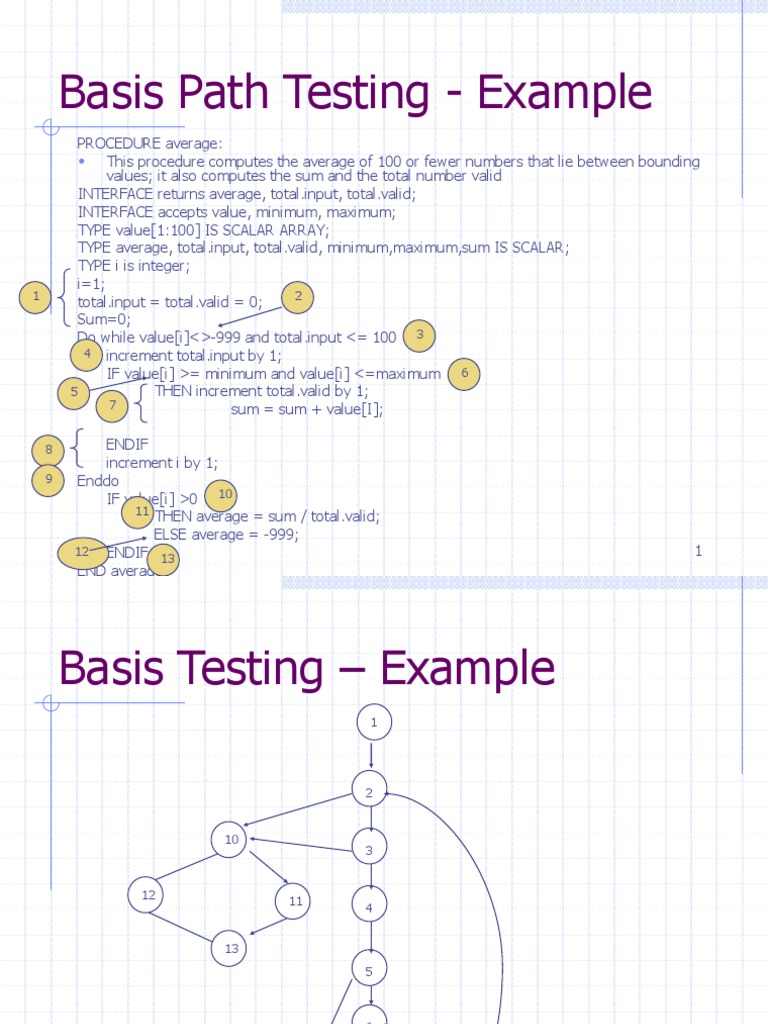 Basis Path Testing Technique | Download Free PDF | Mathematical ...