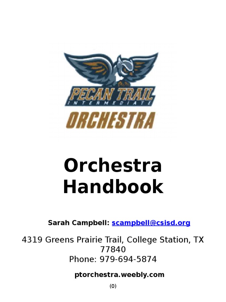 Orchestra Handbook PT | PDF | String Instruments | Cello