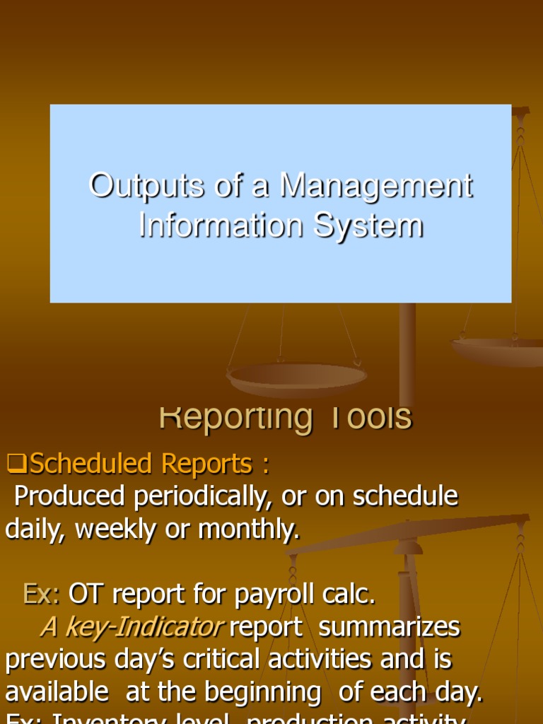 6 MIS Reporting Tools | PDF | Databases | Employment