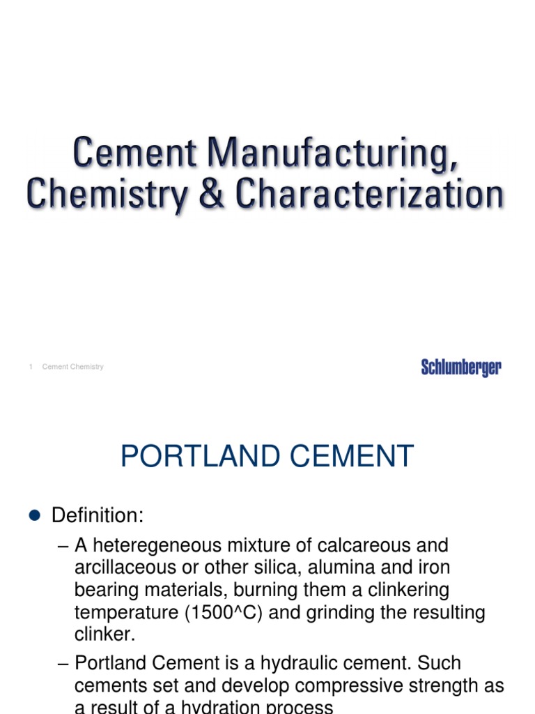 Cement Chemistry | Building Engineering | Chemical Compounds