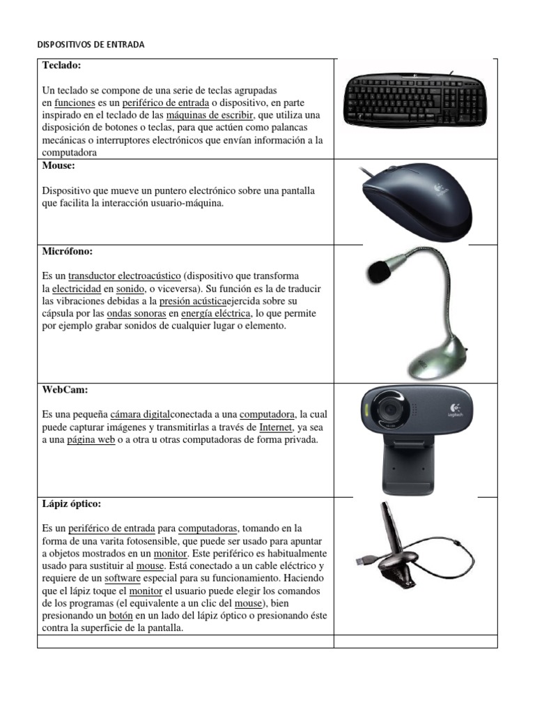 5 Dispositivos de Entrada | PDF