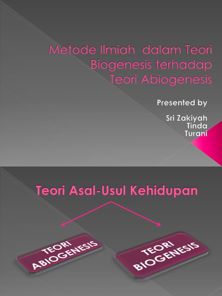Metode Ilmiah Dalam Teori Biogenesis Terhadap Abiogenesis | PDF
