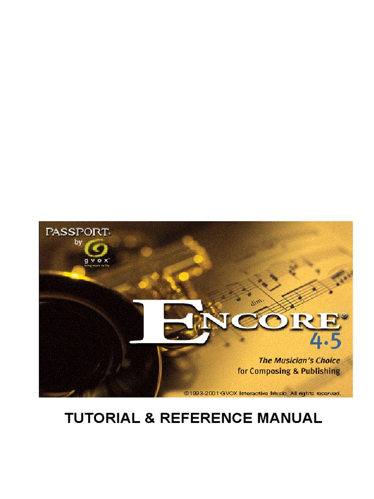 Tutorial & Reference Manual | PDF | Computer Keyboard | Menu (Computing)