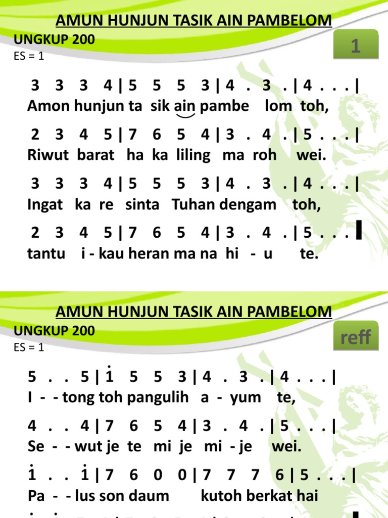 Ungkup 200 - Amon Hunjun Tasik Ain Pambelo | PDF