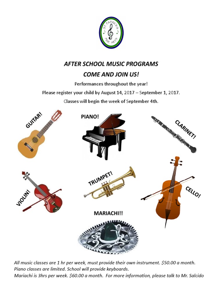 After School Music Programs | PDF