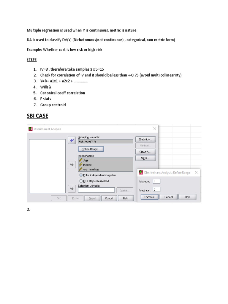 Discriminant Analysis | PDF | Correlation And Dependence | Prediction