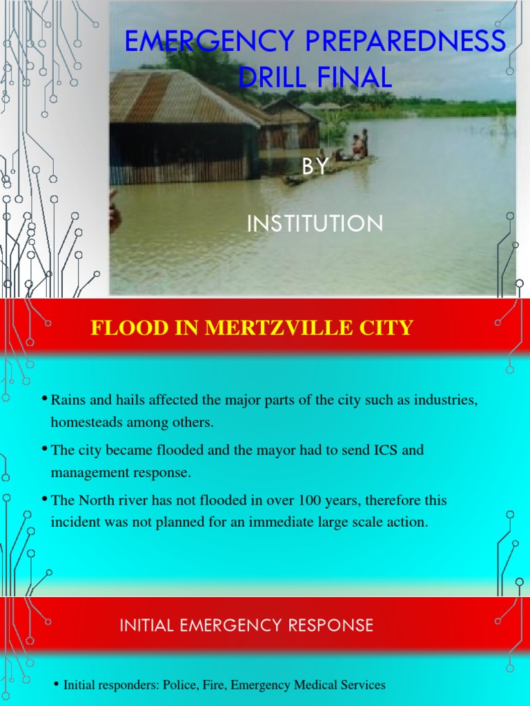 Emergency Preparedness Drill Final: BY Institution | PDF | Emergency ...