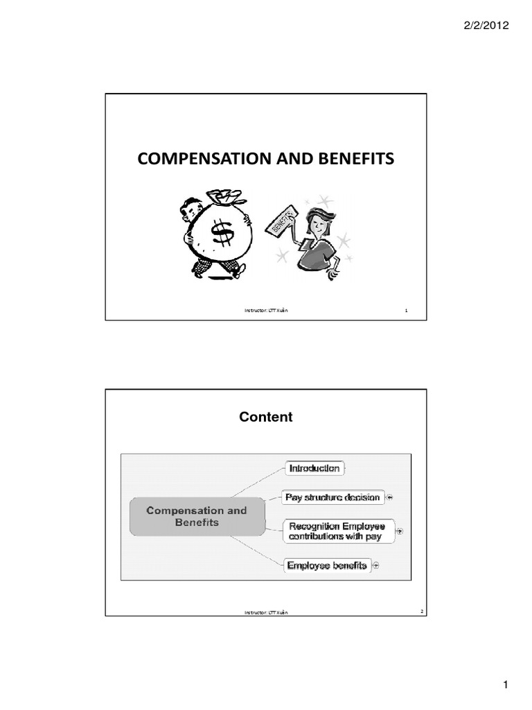 Part 7 - Compensation and Benefits PDF | PDF | Employee Benefits ...