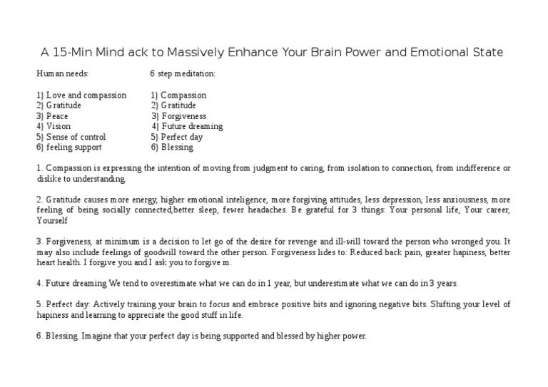 Enhance Brain Power | PDF