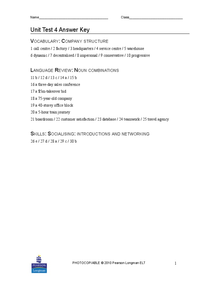 Unit Test 4 Answer Key.doc