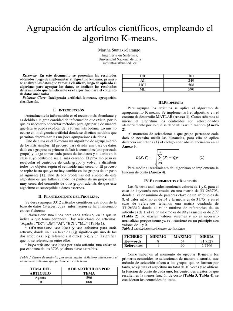 Aplicación del algoritmo K-means | Algoritmos | Algoritmos y ...