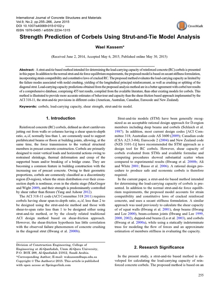Corbel STM | Download Free PDF | Strength Of Materials | Yield ...