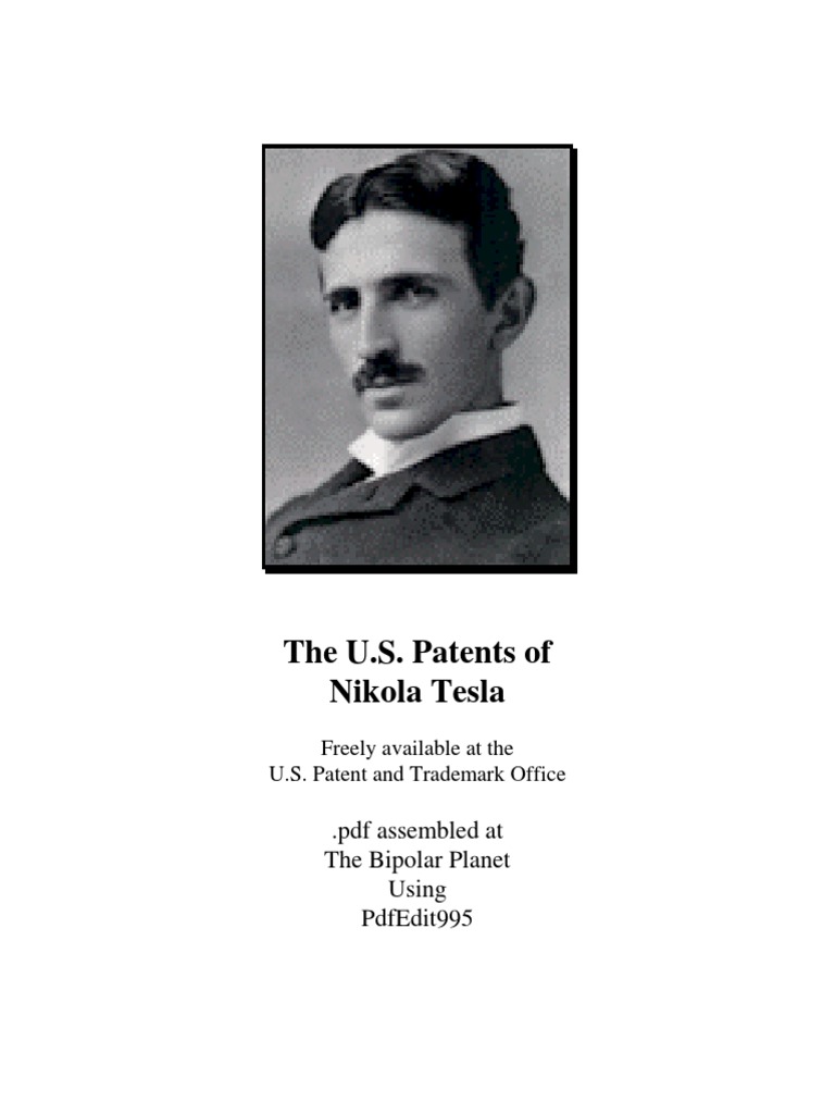 Nikola Tesla's U.S. Patents Overview | PDF