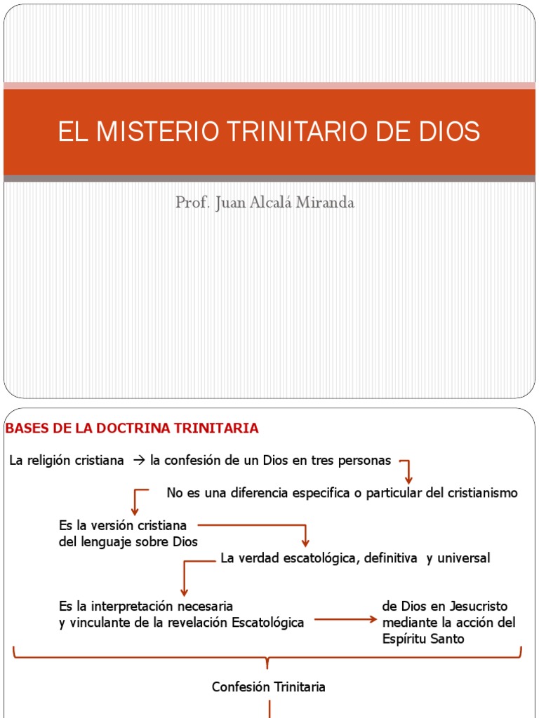 6 El Misterio Trinitario de Dios | Trinidad | Dios
