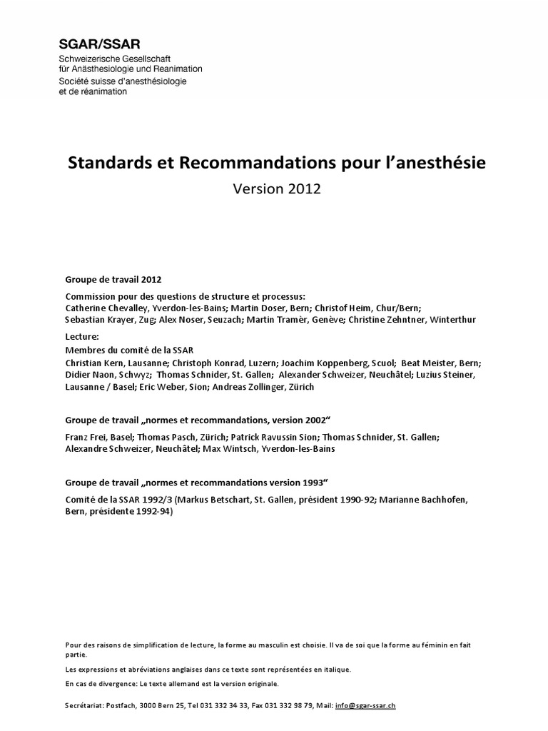 Anesthesie | PDF | Anesthésie | Allaitement