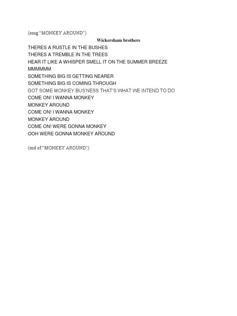 Wickersham Brothers | PDF