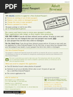 Tongan Passport Application Form | PDF | Justice | Crime & Violence