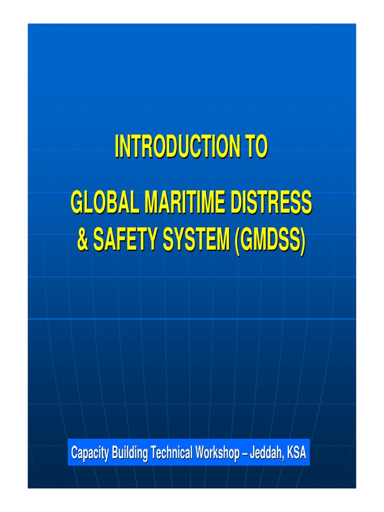 Intro To GMDSS PDF | PDF
