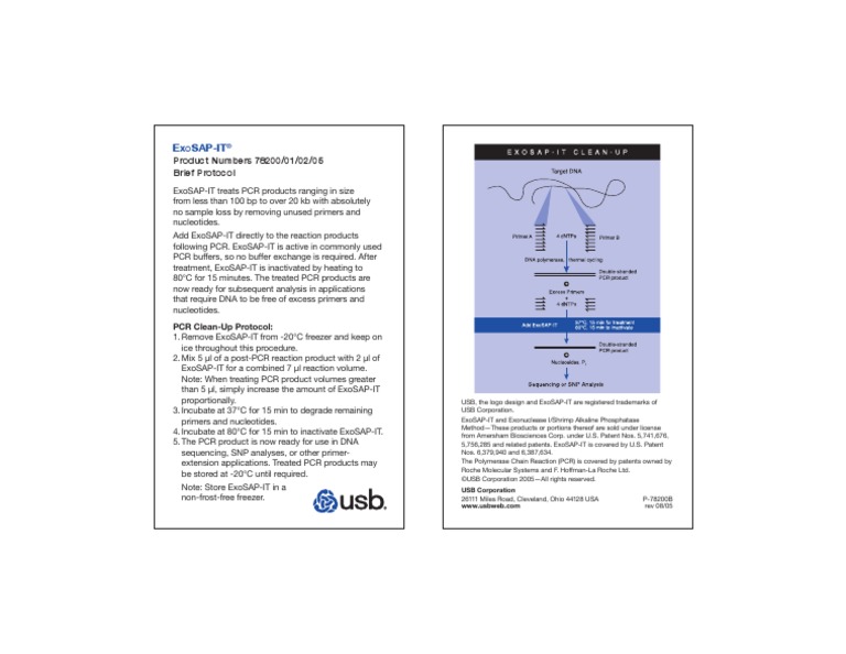 ExoSAP PDF | PDF