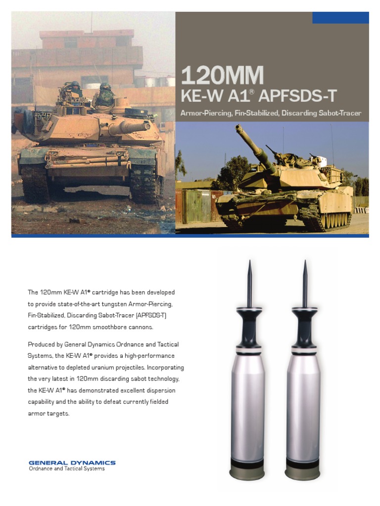 120mm Ke-w a1 Apfsds-t | Military Technology | Military Equipment