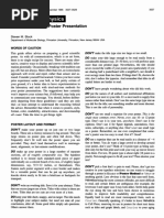 Designing A Poster Handout | PDF