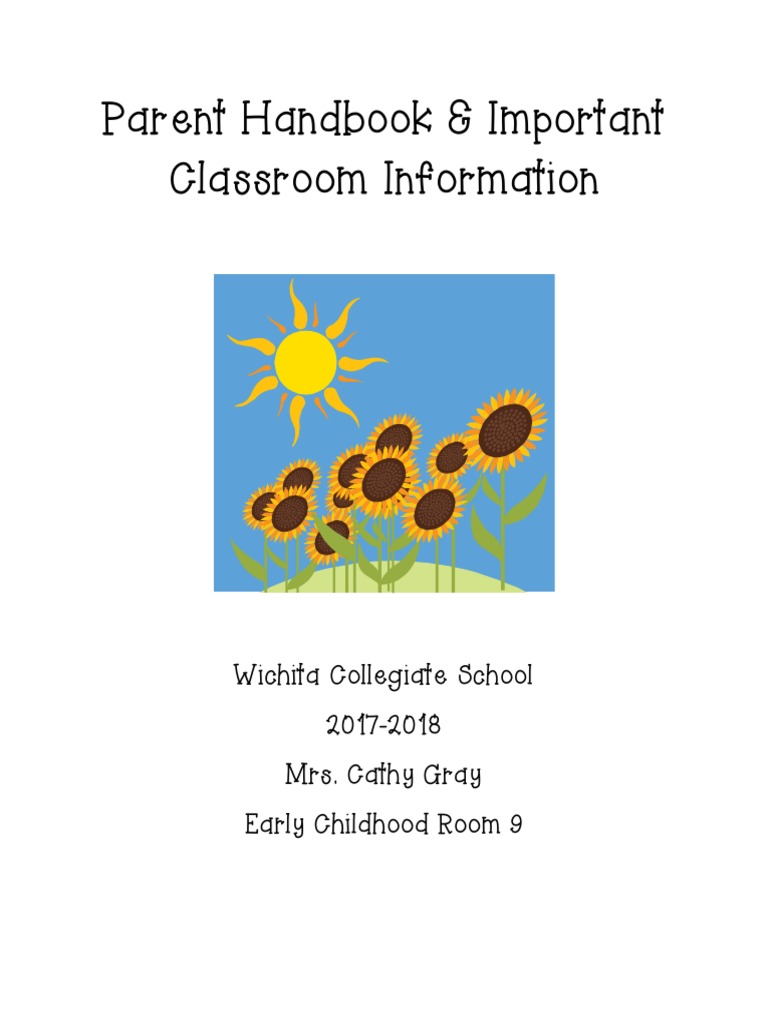 Parent Information Booklet 2017-2018 | PDF | Classroom Management ...