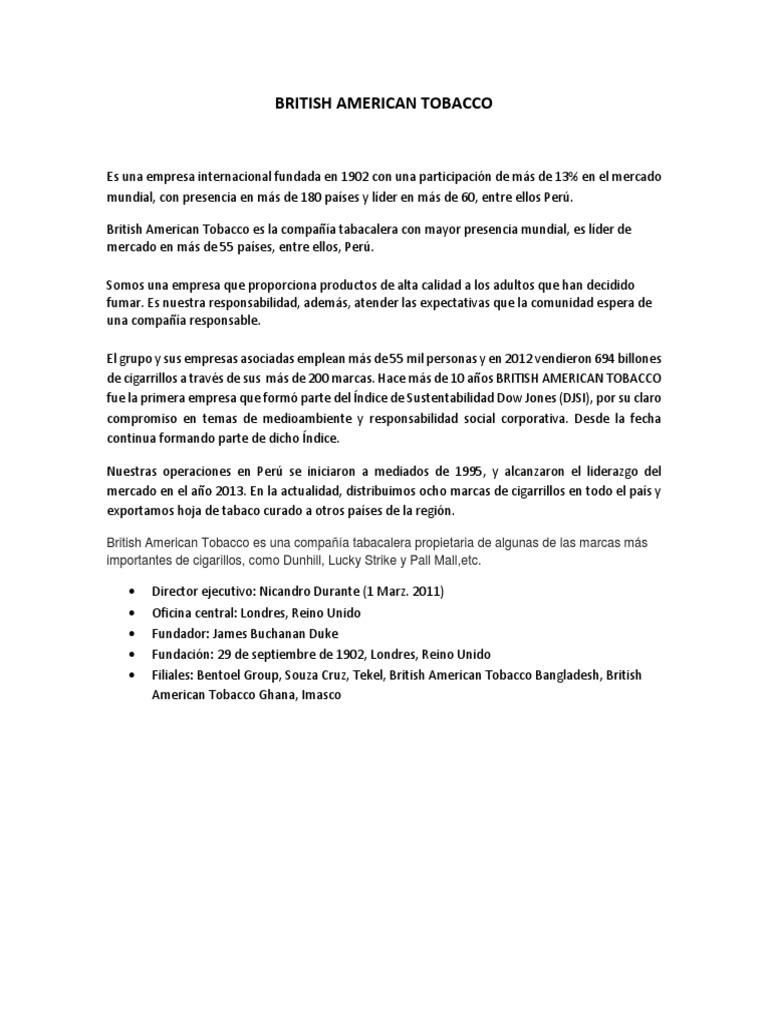 Cigarros Hamilton: Calidad y Variedad | PDF | Cigarrillo | Papel