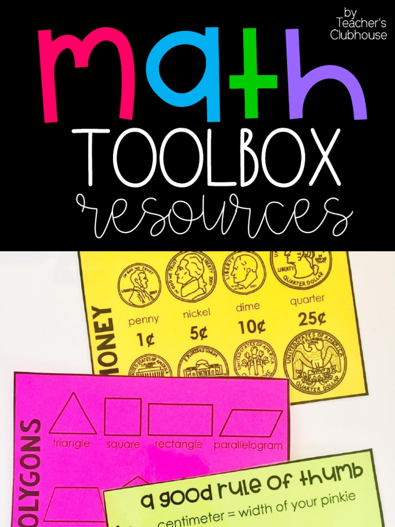 Math Toolbox Resource Cards | PDF | License | Schools