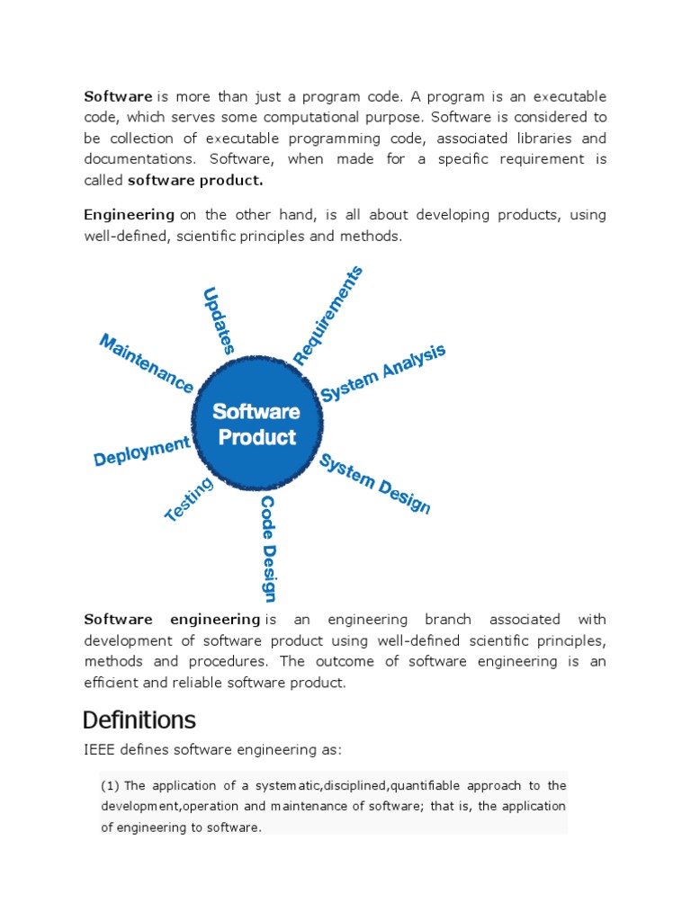 Understanding Software Engineering Principles | PDF | Software Development Process | Software ...