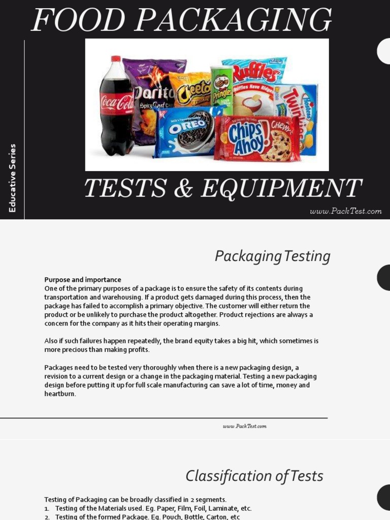 Food Packaging Testing | PDF | Leak | Aluminium Foil