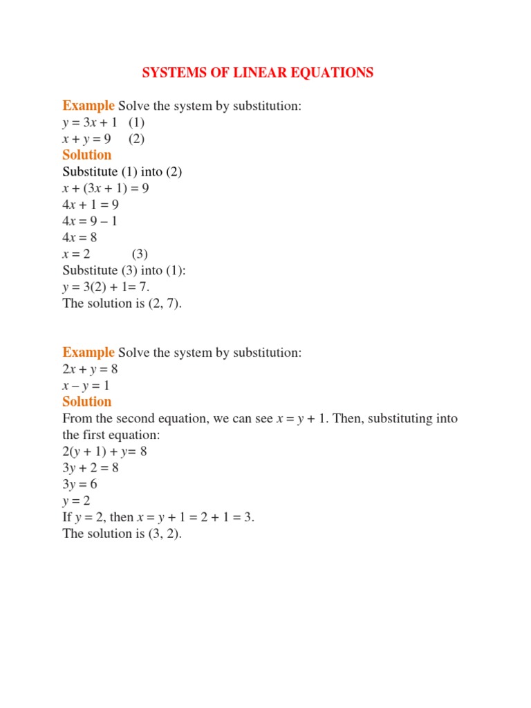 SAT SAT Systems of Linear Equations | PDF | System Of Linear Equations ...
