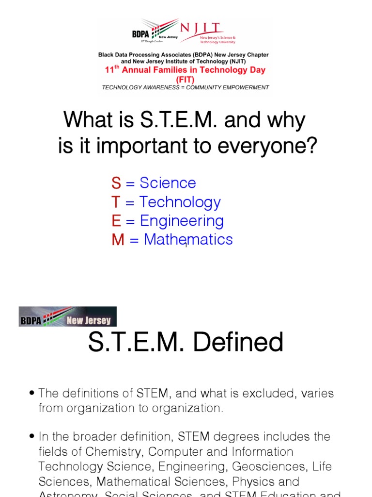 What Is S.T.E.M. and Why Is It Important To Everyone? | PDF | Science ...