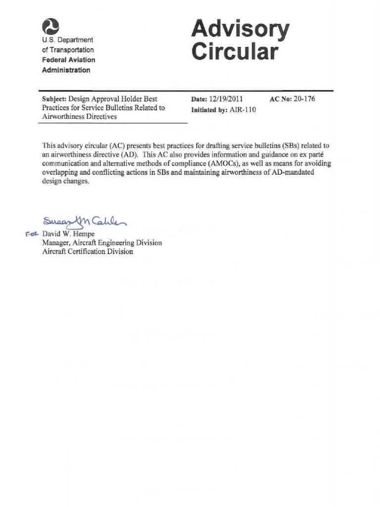 Advisory Circular | PDF | Federal Aviation Administration ...