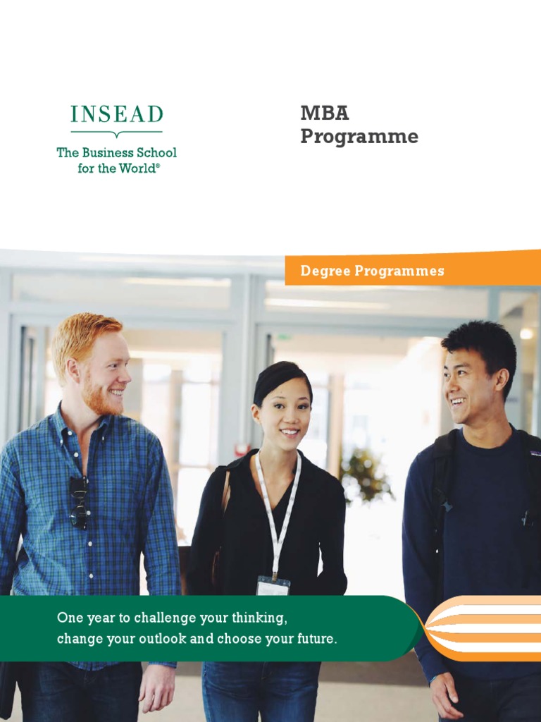 Insead MBA Brochure | PDF | Master Of Business Administration ...