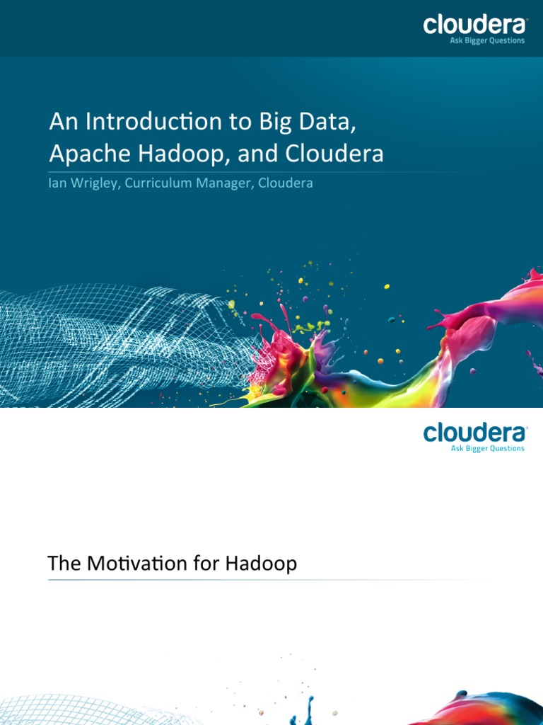 Cloudera Hadoop Introduction PDF | PDF