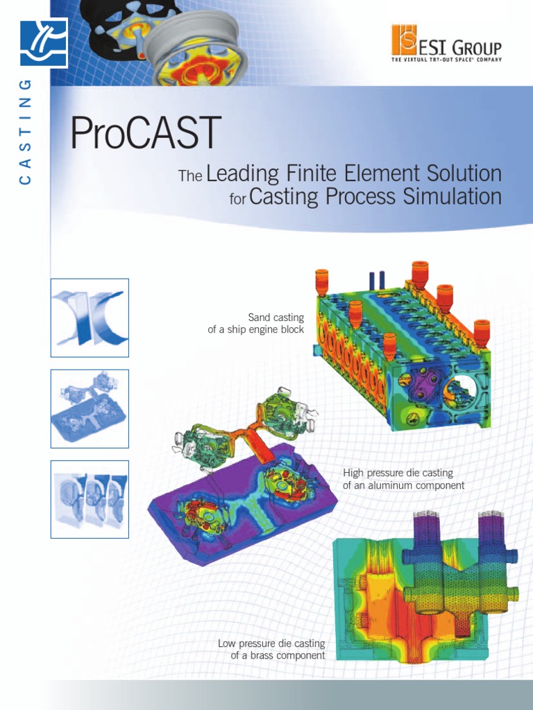19 Psheet Pro CAST | PDF | Casting (Metalworking) | Finite Element Method