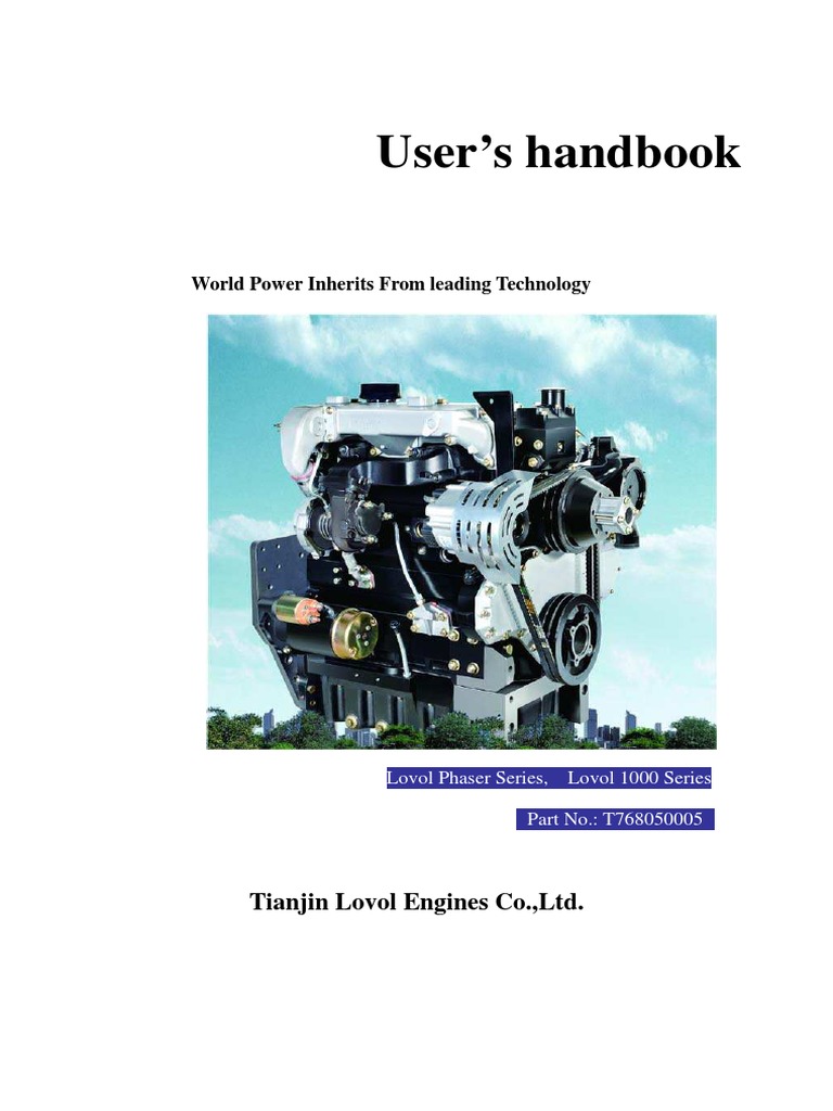 Lovol Phaser & 1000 Series User Guide | PDF | Turbocharger | Diesel Engine