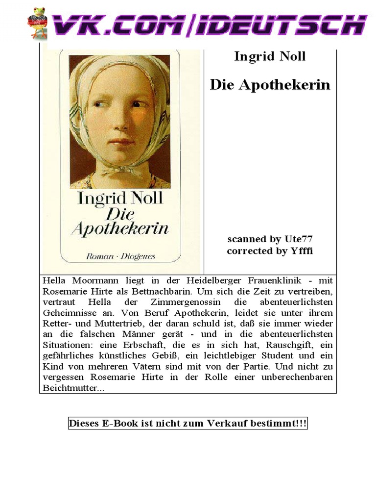 Ingrid Noll - Die Apothekerin PDF | PDF