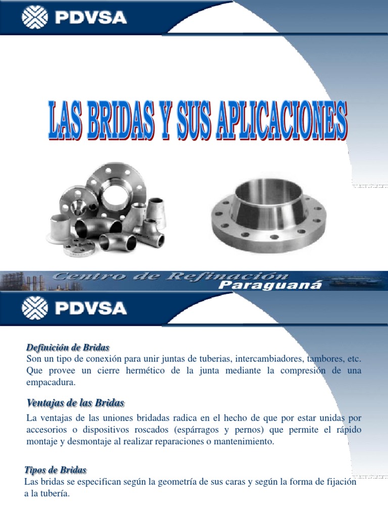 Las Bridas y Sus Aplicaciones | PDF | Materiales | Ingeniería mecánica