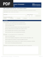 Air Conditioning Maintenance Service Sheet | PDF | Home & Garden