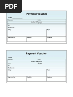 Cheque Payment Voucher Format in Excel | PDF | Payments | Cheque
