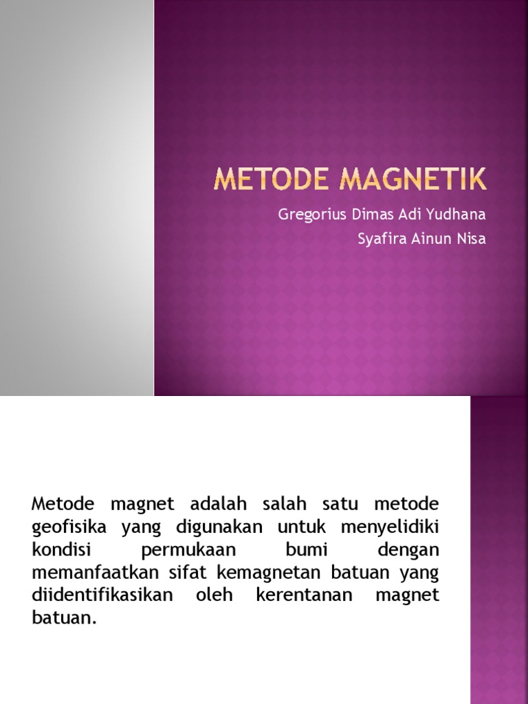 Metode Magnetik | PDF