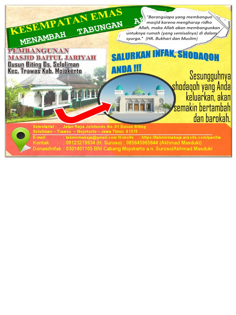 Sticker Kotak Infak | PDF