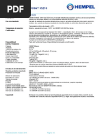 Ficha Técnica HEMPATHANE HS 55610 | PDF | Agua | Contaminación