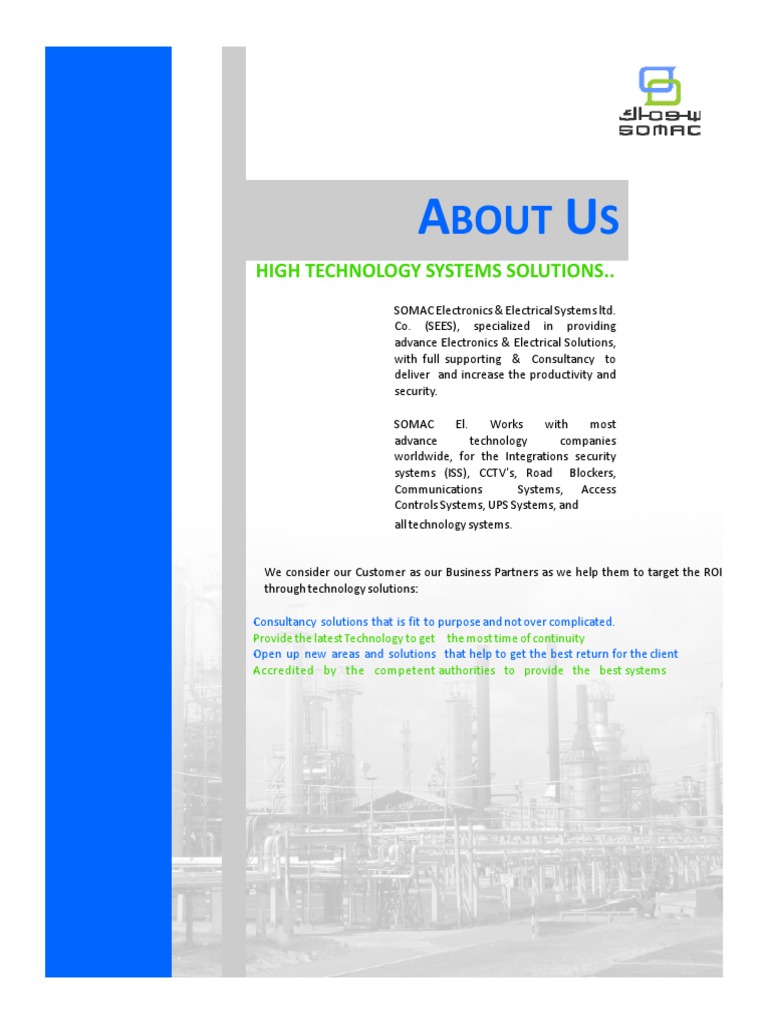 Bout S: High Technology Systems Solutions. | PDF