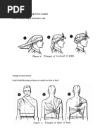 Triangular & Cravat Bandaging Guide | PDF | Hand | Elbow