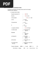 Sewer Design Calculations Overview | PDF | Sanitary Sewer | Chemical ...