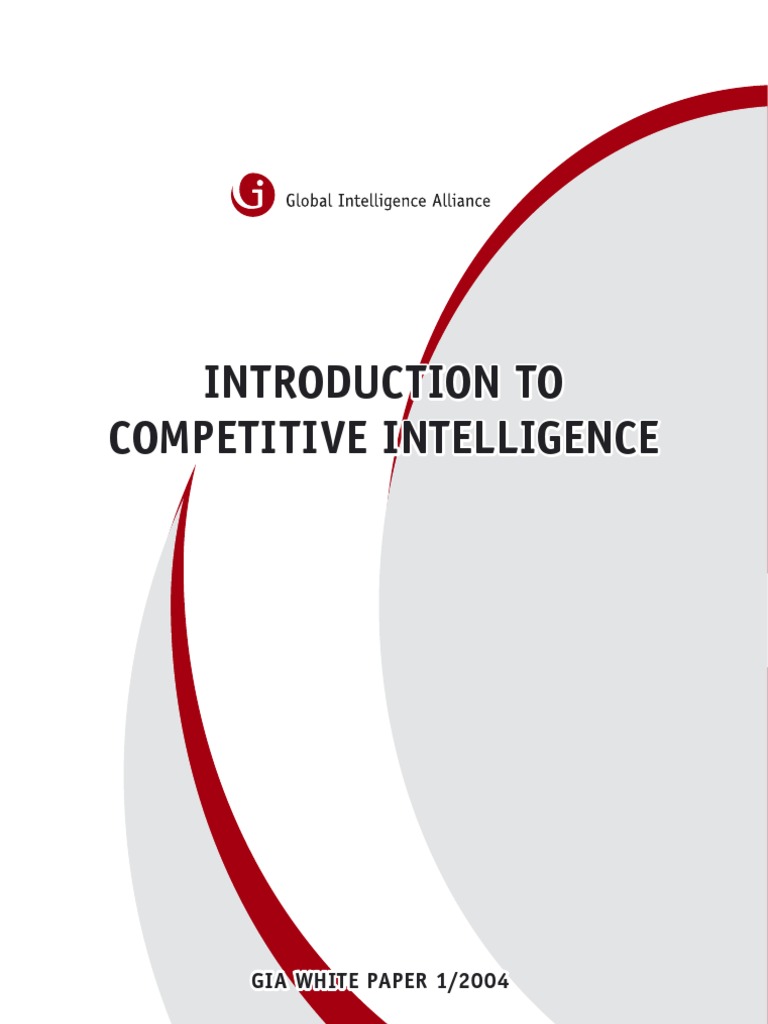 Introduction To Competitive Intelligence | PDF | Strategic Management | Surveillance