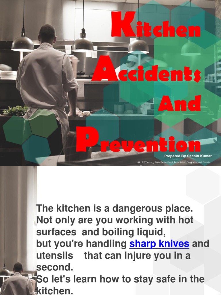 Kitchen Accidents & Preventions | PDF | Cookware And Bakeware | Kitchen